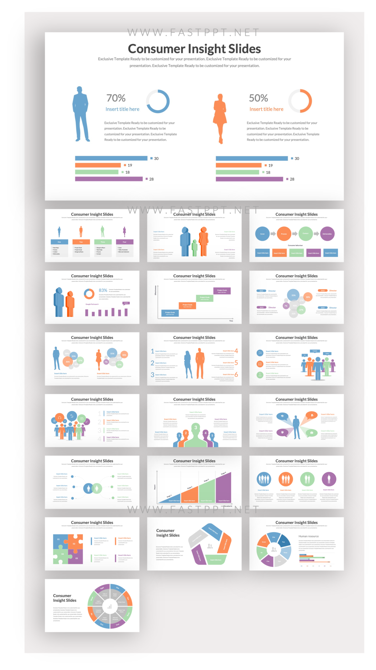 Consumer Insight Presentation Template Slides – Original and High ...
