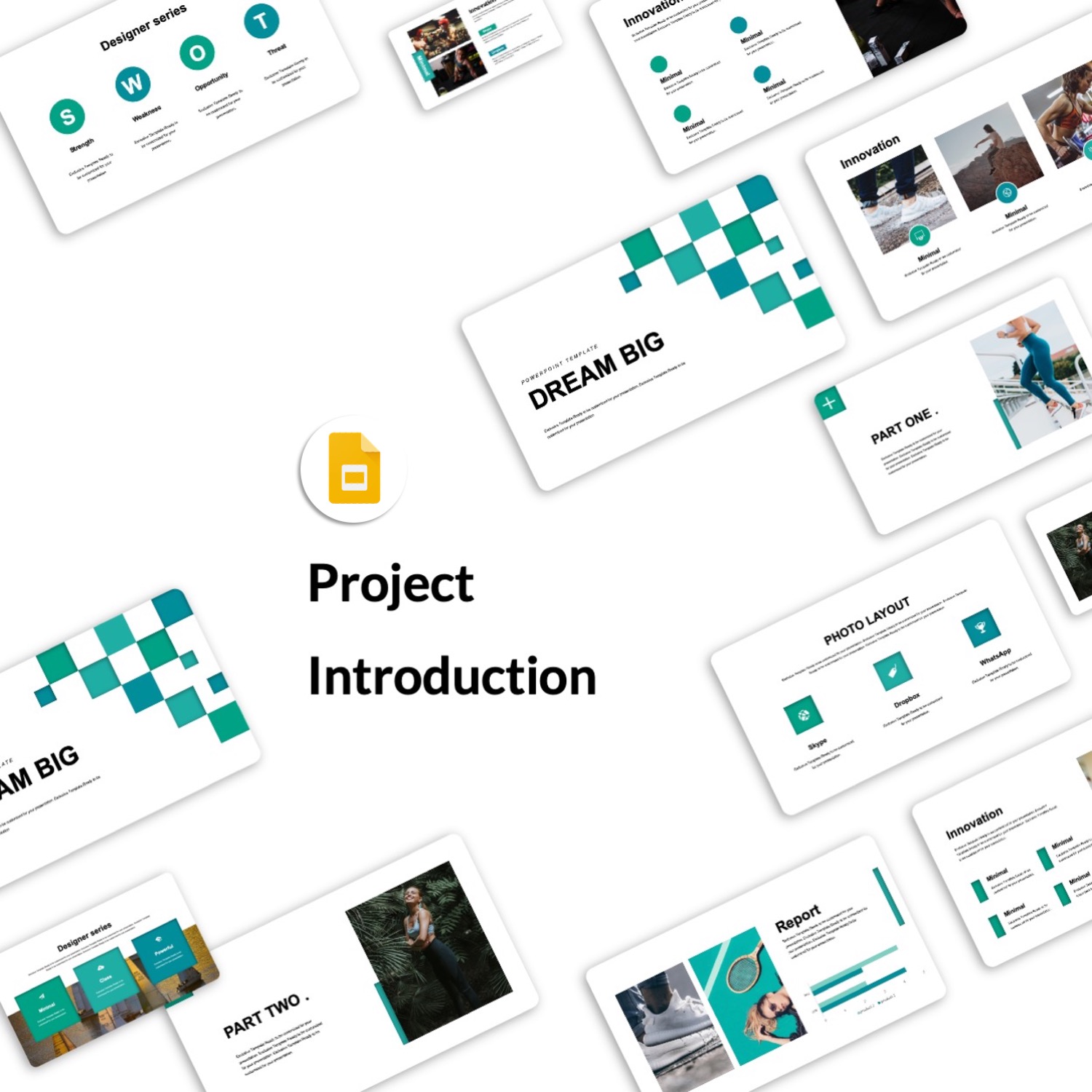 Google Slides-A Complete Project Introduction Presentation Template ...