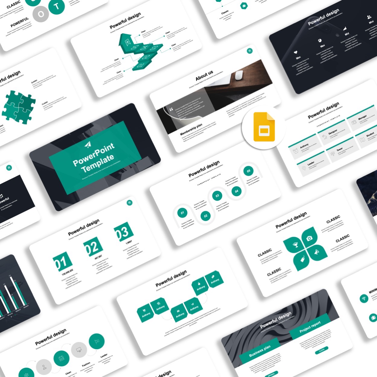 Google Slides-Business Analysis & Project Report Presentation Template ...