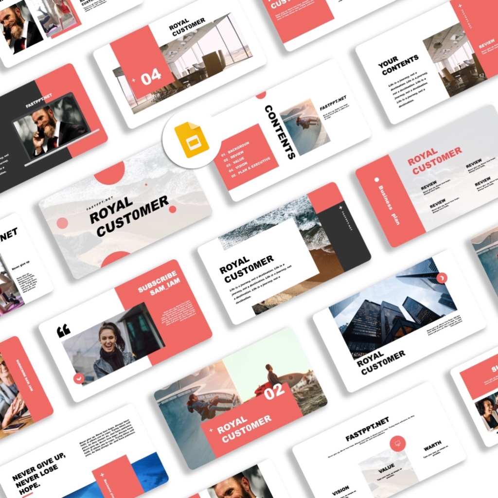 Google Slides-Red Creative Report Presentation Template – Original and ...