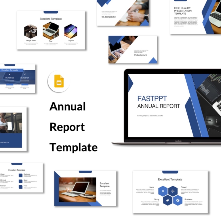 Blue Report Presentation Powerpoint – Google Slides – Original and High ...