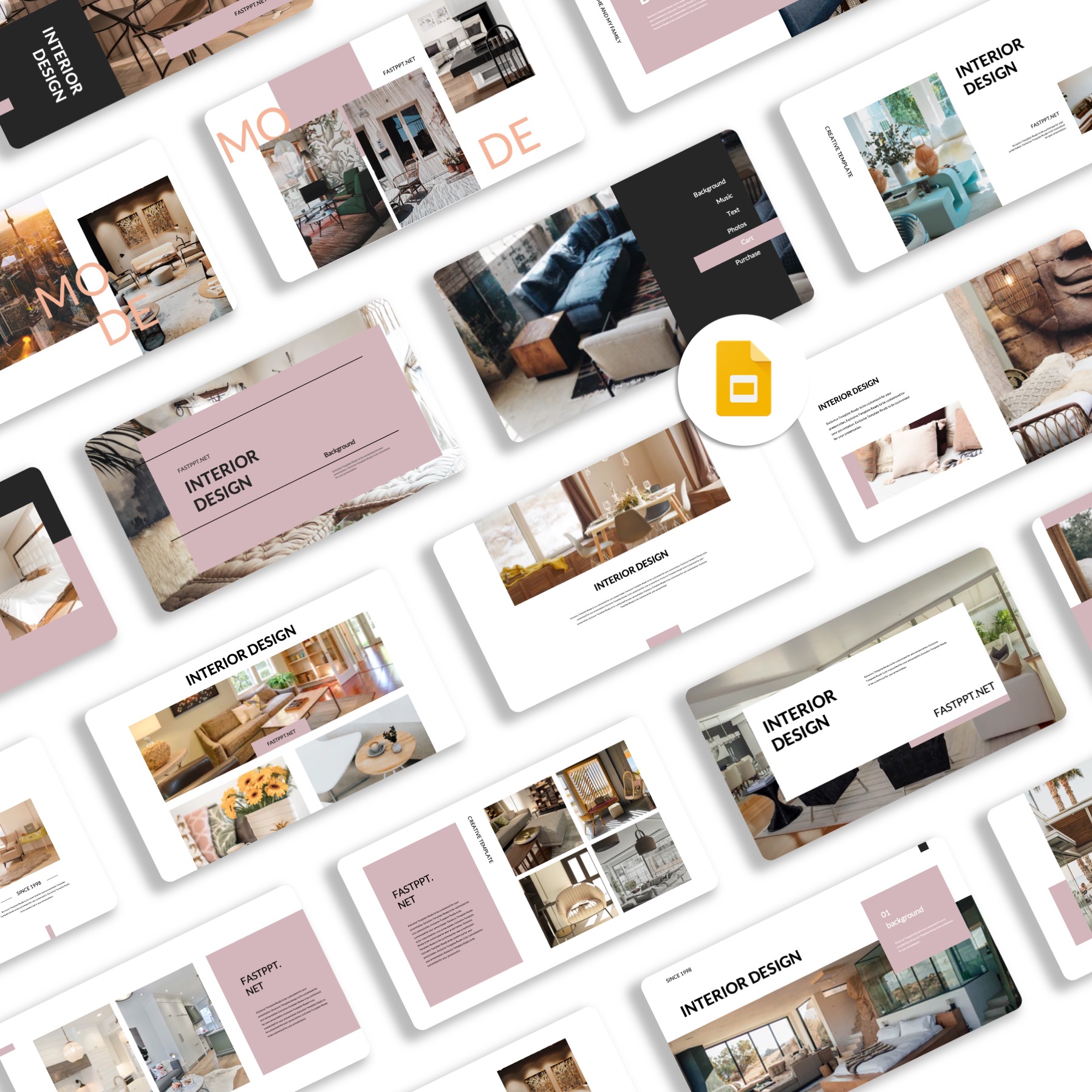 Google Slides-Cozy Creative Interior Presentation Template – Original ...