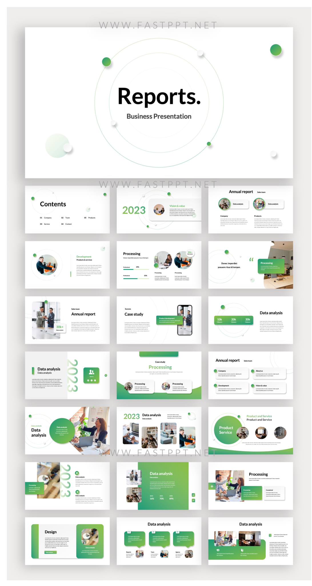 Success Annual Reports Presentation Slides Templates – Original and ...