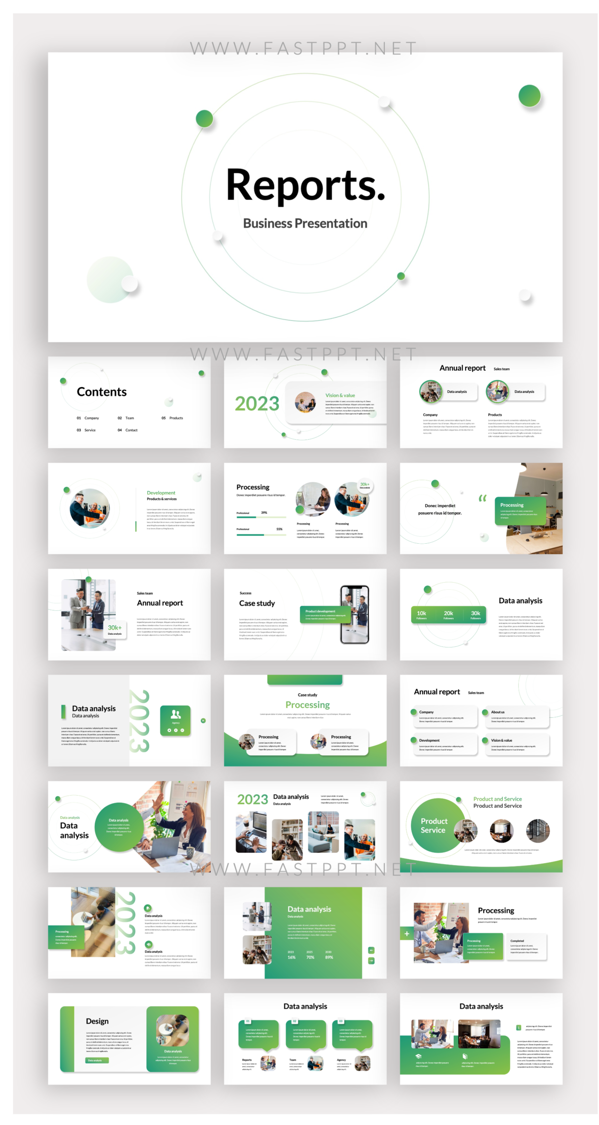Success Annual Reports Presentation Slides Templates – Original and ...