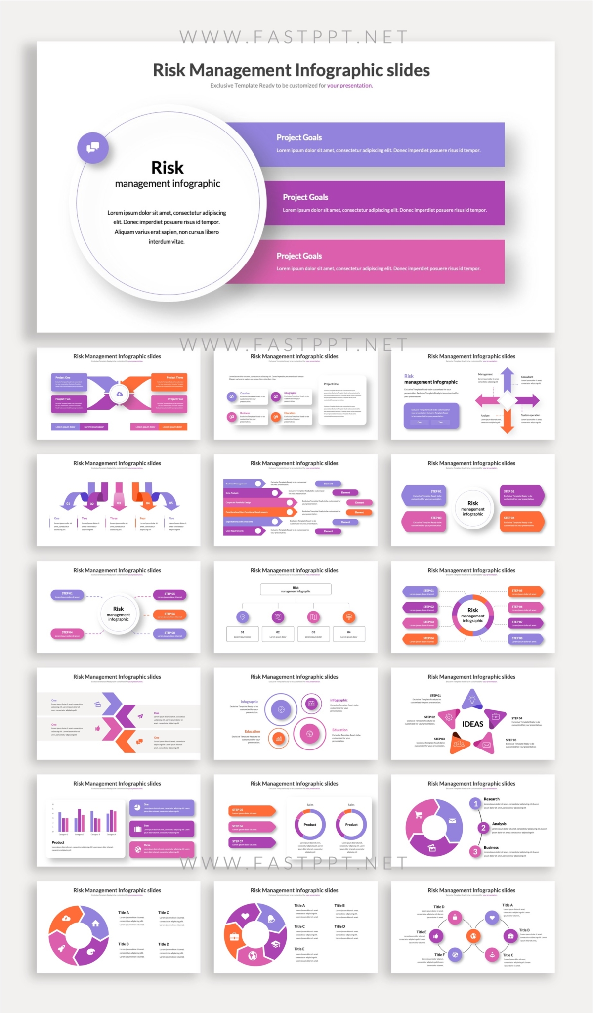 Risk Management Infographic Presentation Templates – Original and High ...
