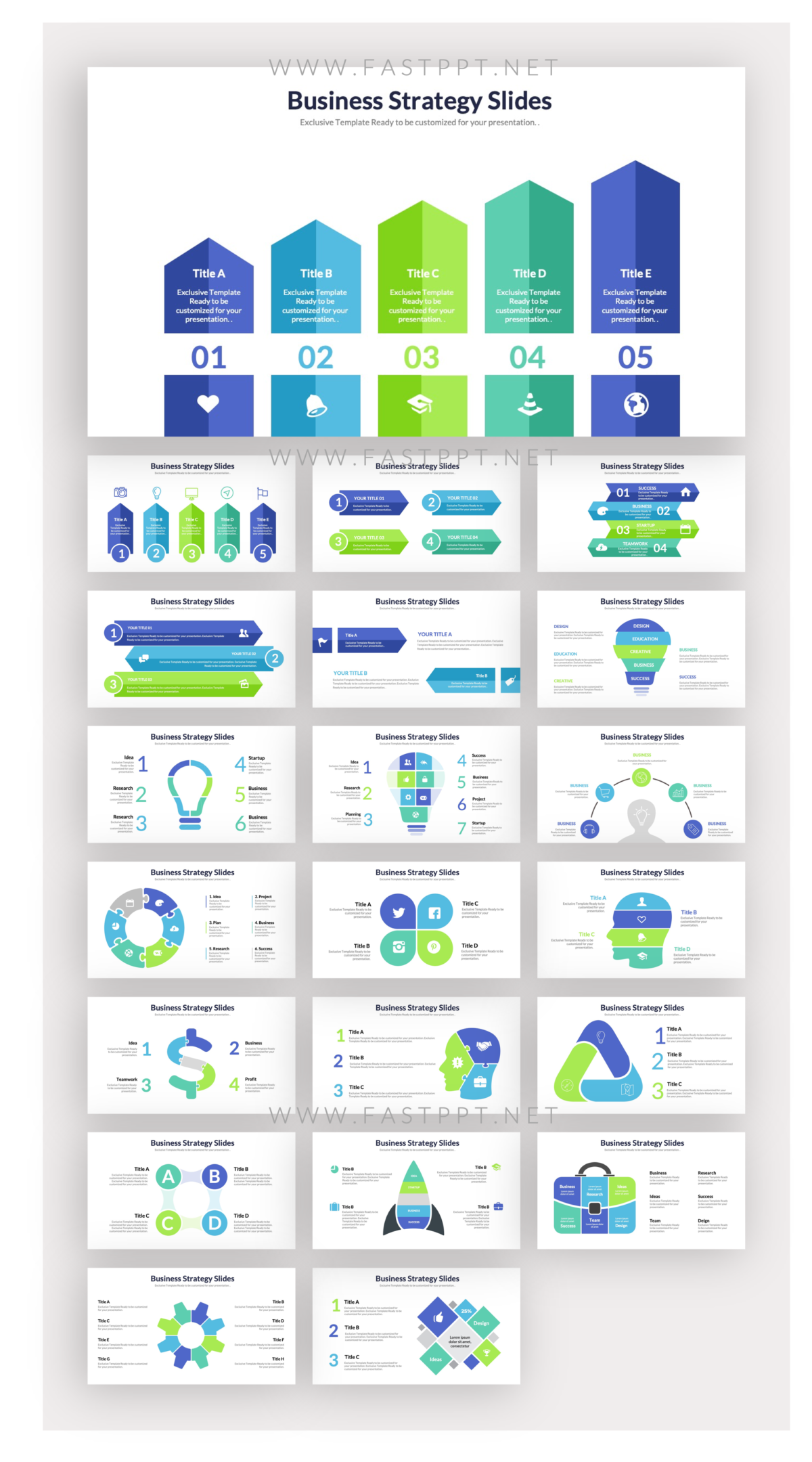 Business Strategy Infographic Presentation Template – Original and High ...
