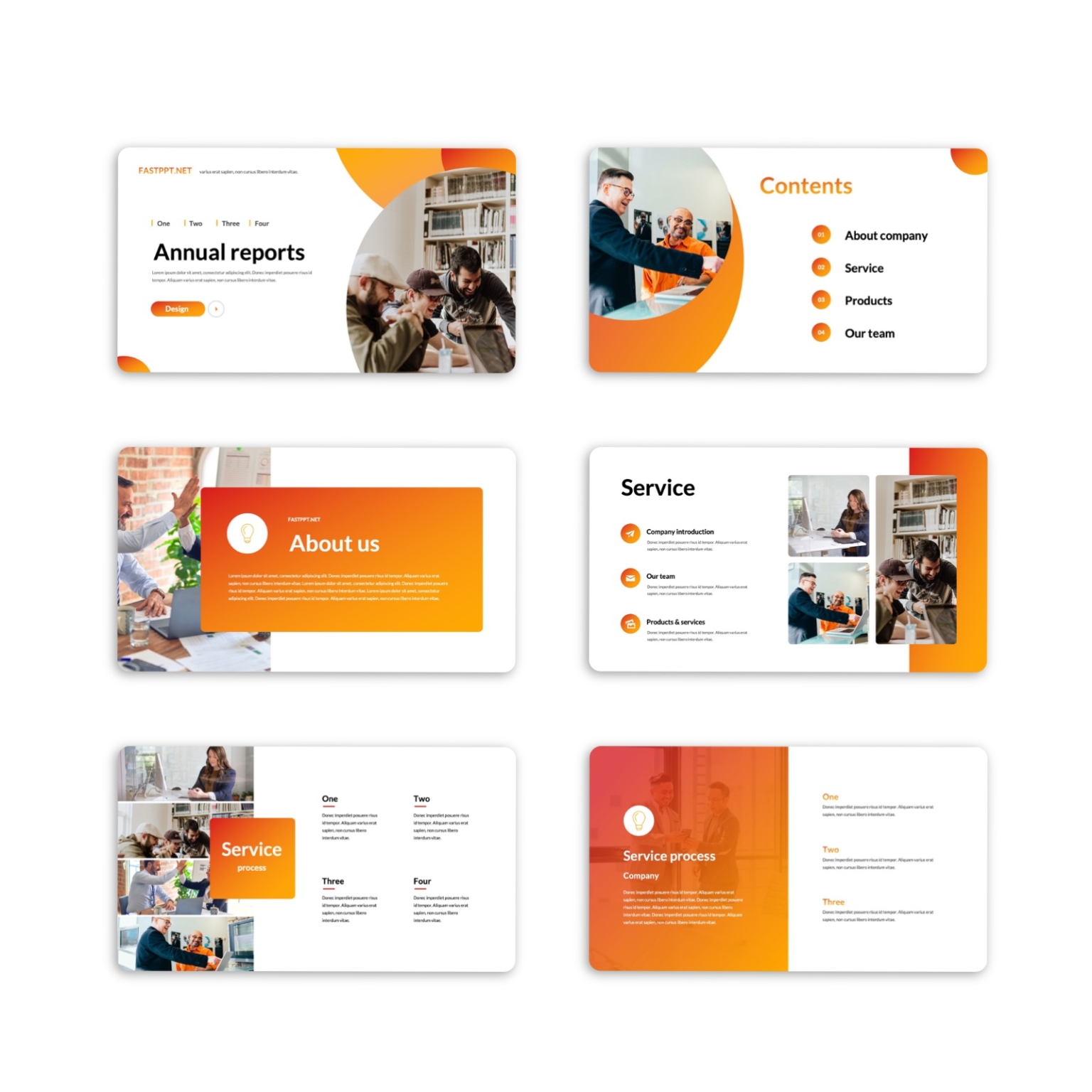 Blue Company Introduction & Business Plan Presentation Template ...