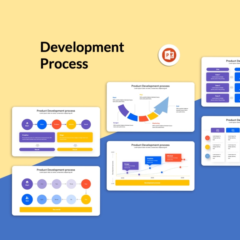 Development Process Infographic PowerPoint Template – Original and High ...