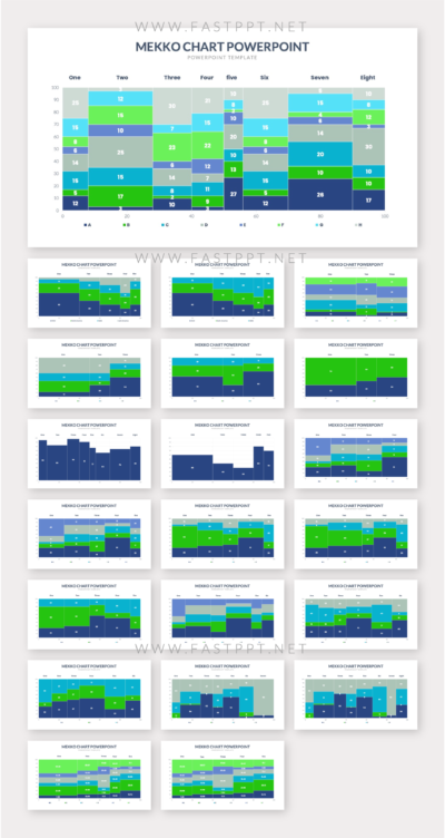 Mekko Marimekko Chart Infographic PowerPoint Slides – Original and High ...