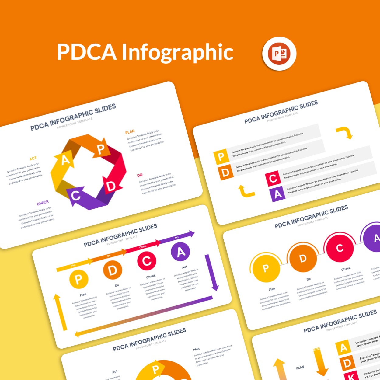 PDCA Infographic PowerPoint Template – Original and High Quality ...