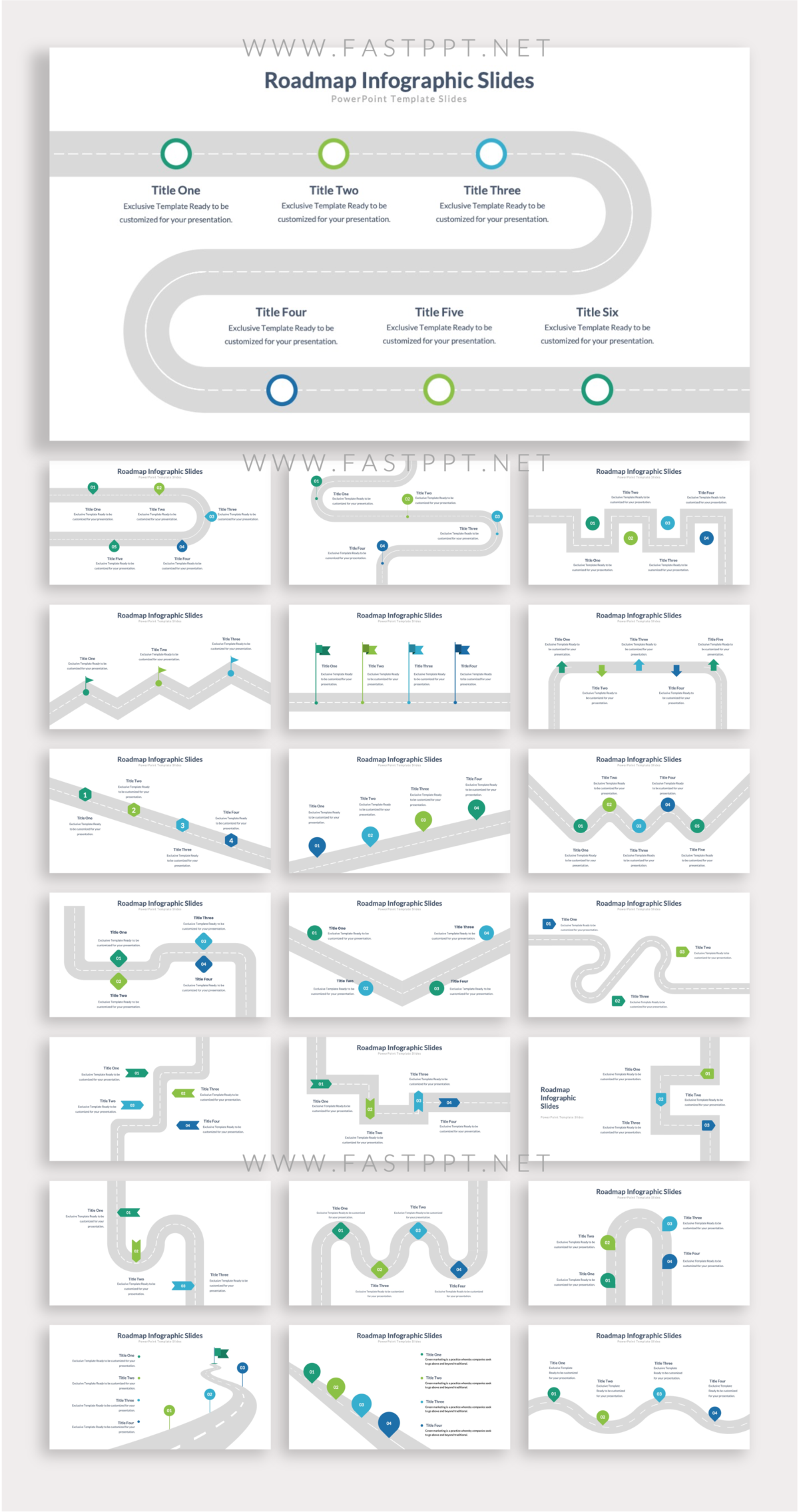 Roadmap Infographic PowerPoint Template – Original and High Quality ...