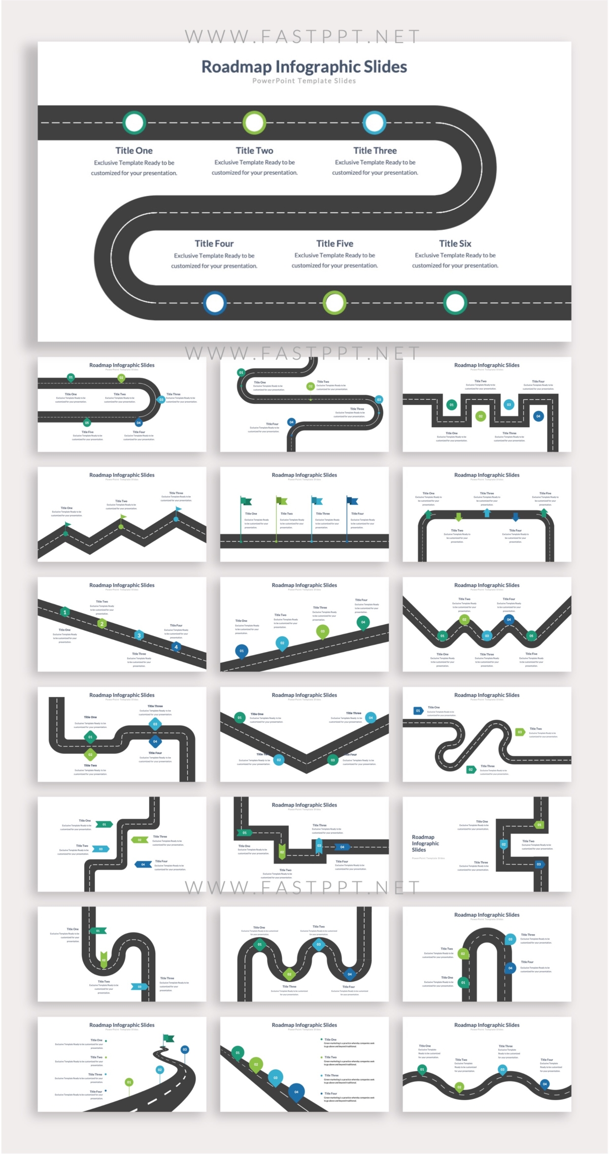 Roadmap Infographic PowerPoint Template – Original and High Quality ...