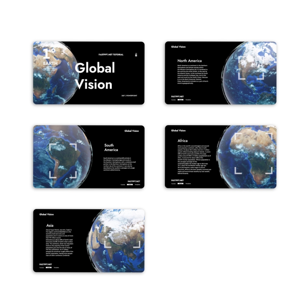 3D Earth Map Showcase PowerPoint – Original and High Quality PowerPoint ...