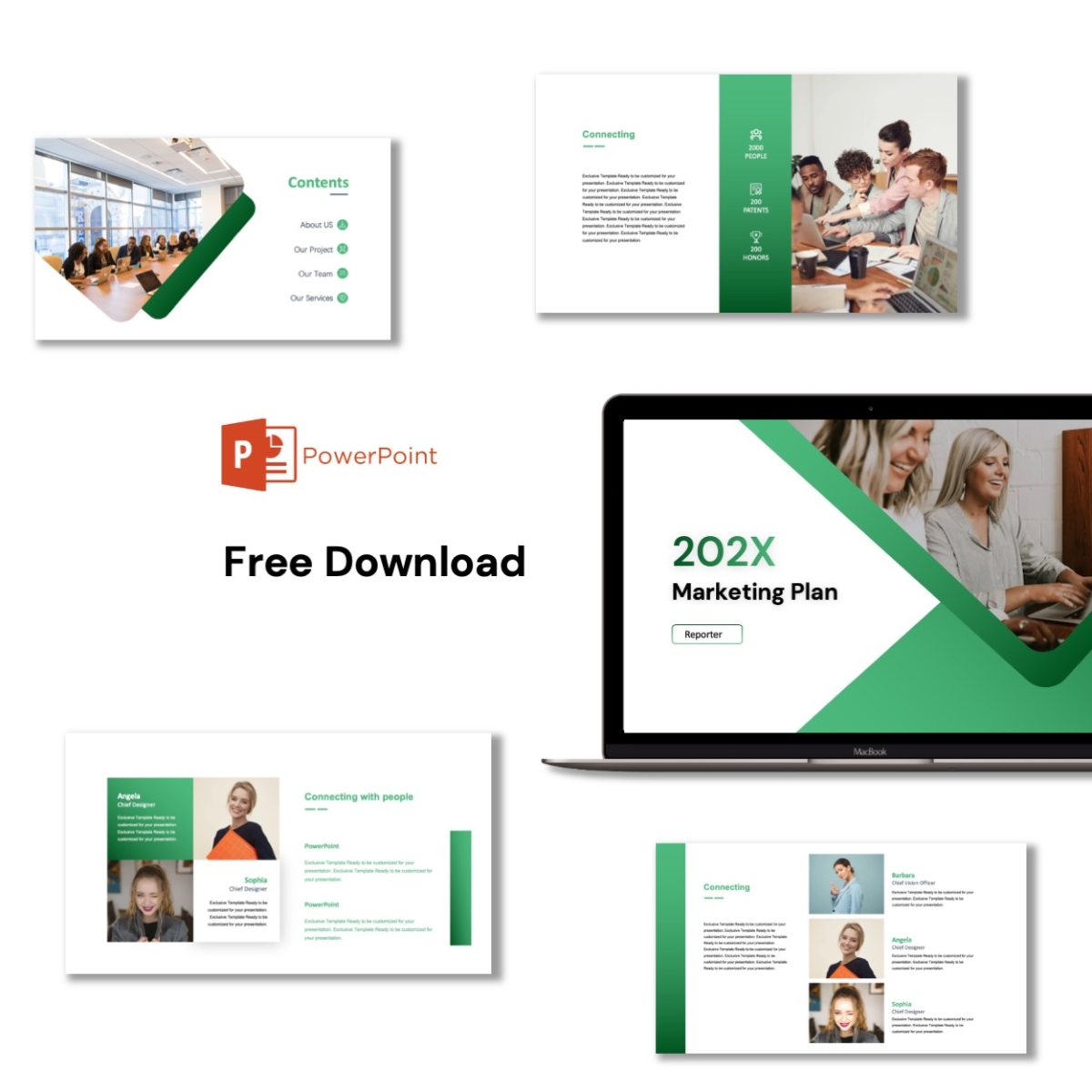 FREE – Creative Marketing Presentation Template – Original and High ...