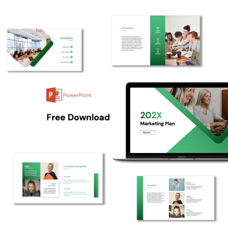 FREE TRIAL-Yellow Business PowerPoint Template – Original and High ...